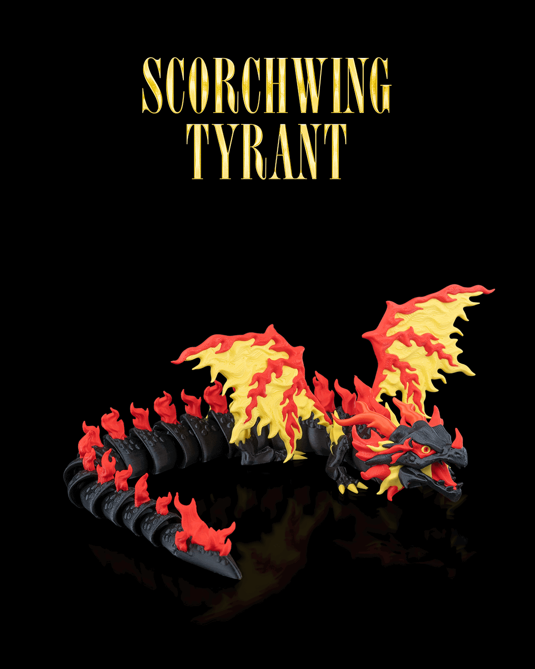 Unpainted Scorchwing Tyrant 3D Printable Model for Collectors and Enth ...